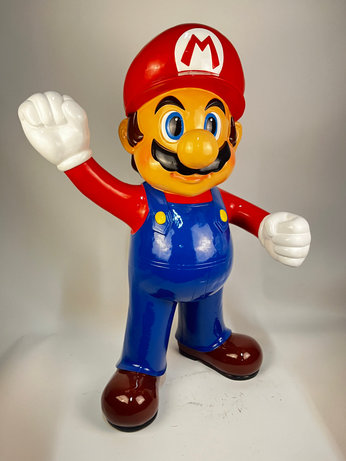 SUPER MARIO BROS STATUA RESINA H 100 CM — Falantiqua srl